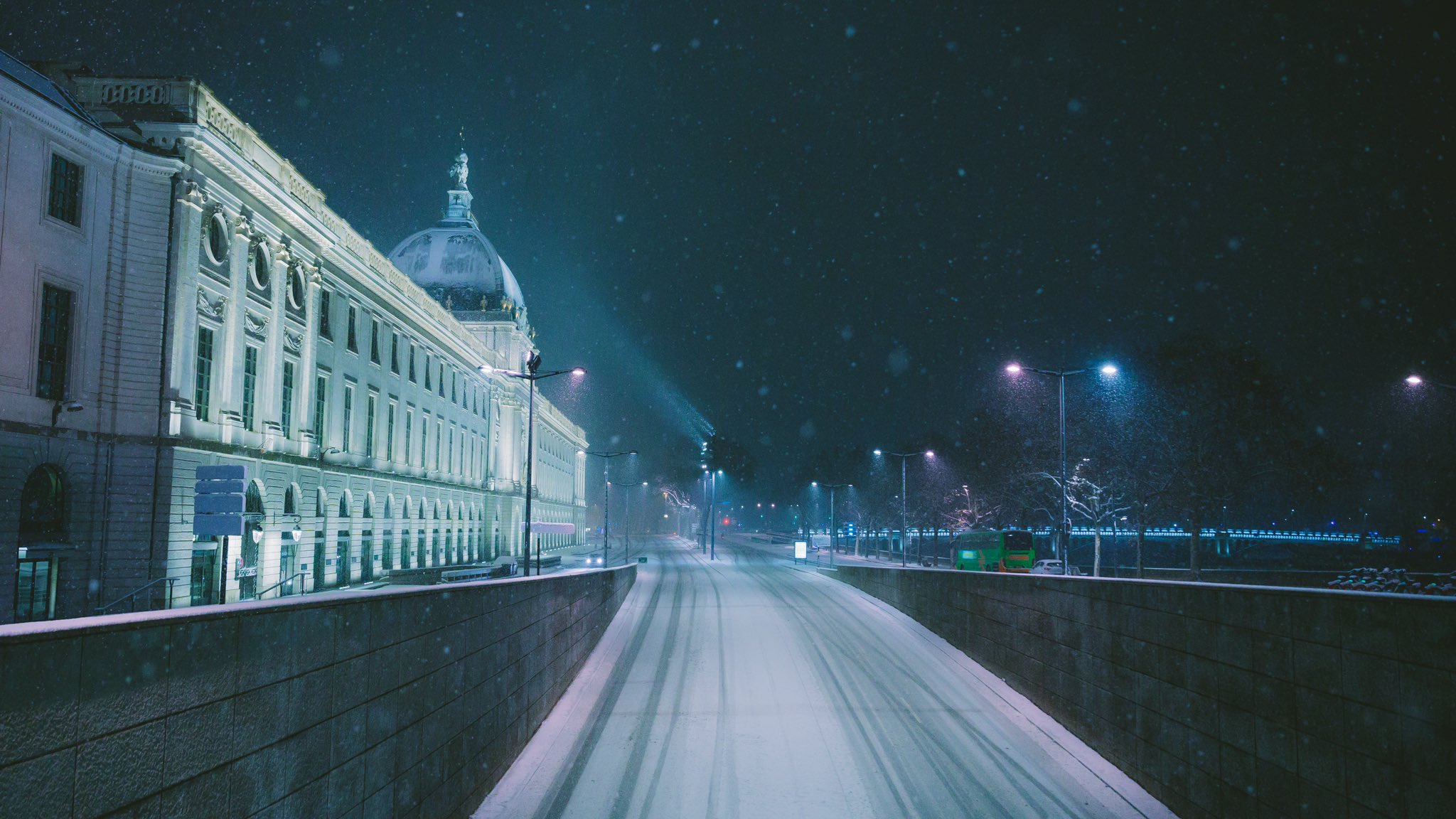 Lyon sous la neige en 2021, voilà ce que ça donne